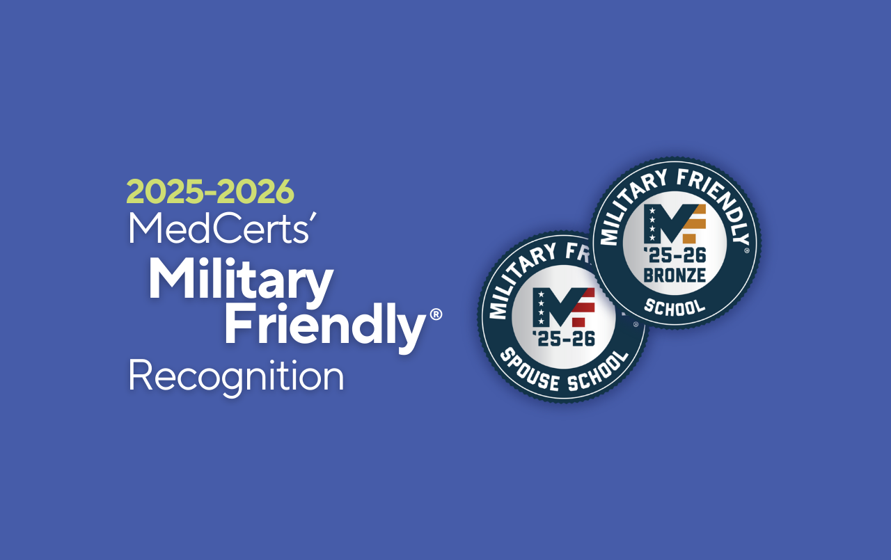 MedCerts Earns 2025-2026 Military Friendly® School Designation - MedCerts